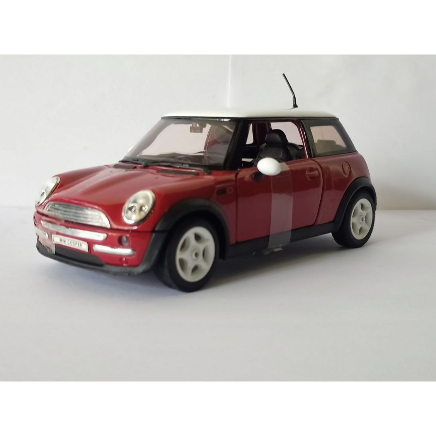 Jual Mobil Mini Cooper Hatch merah Welly 1:24 mobil mainan koleksi ...