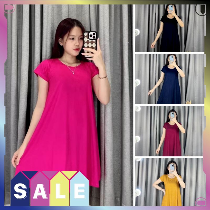 Jual MOLA DRESS KOREA / DRESS BABY DOLL / DRESS PENDEK / DRESS POLOS ...