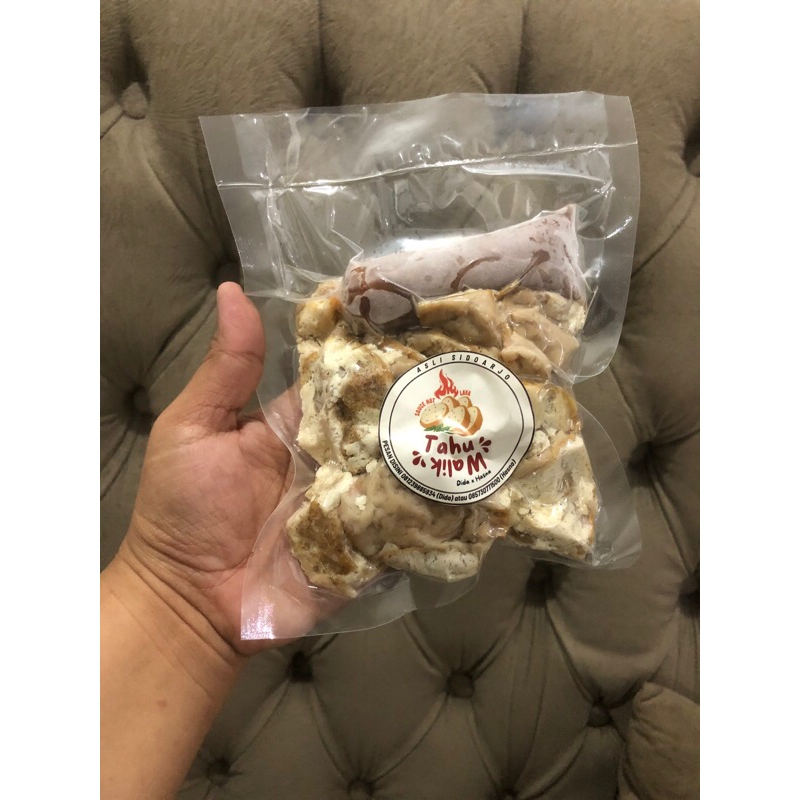 Jual TAHU WALIK FROZEN FOOD ORI FREE SAUS HOT LAVA (ISI 10 PCS TAHU ...