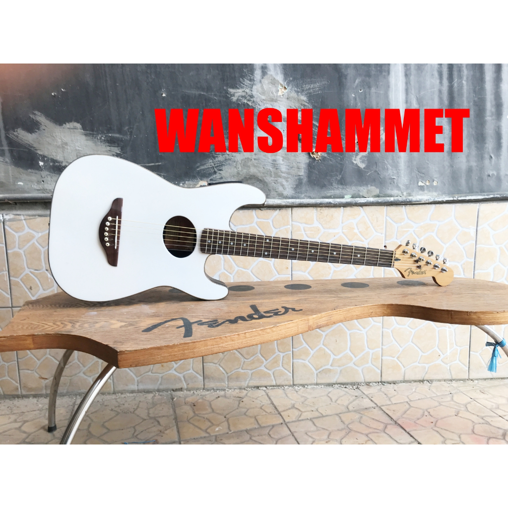 Jual Fender Akustik Original Stratacoustic Bukan Telecoustic Shopee