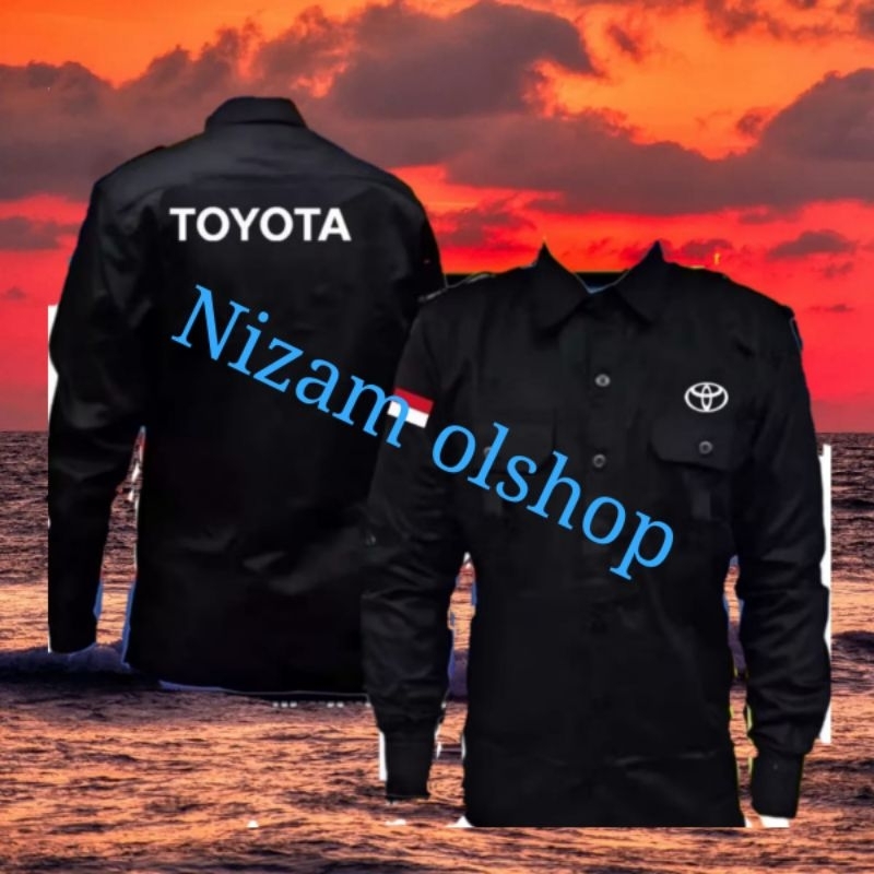 Jual Kemeja Toyota seragam Toyota baju Toyota Pdh Toyota Kemeja kerja ...