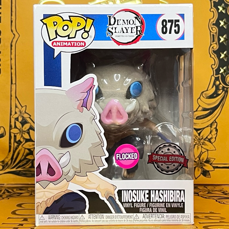 Jual Funko Pop! Animation: Demon Slayer - Inosuke Hashibira (Flocked ...