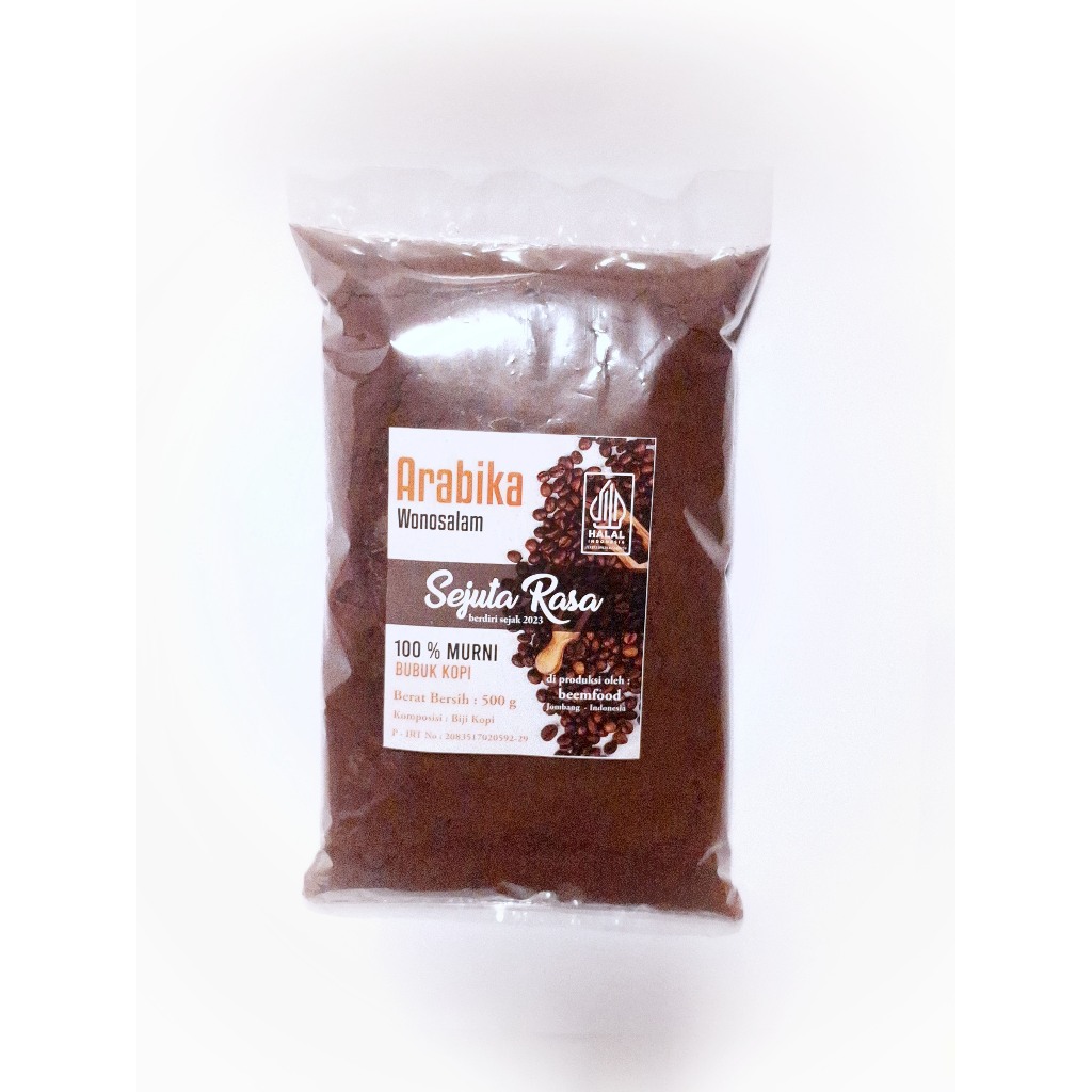 Jual Sejuta Rasa Bubuk Kopi Arabika Wonosalam 500g | Shopee Indonesia