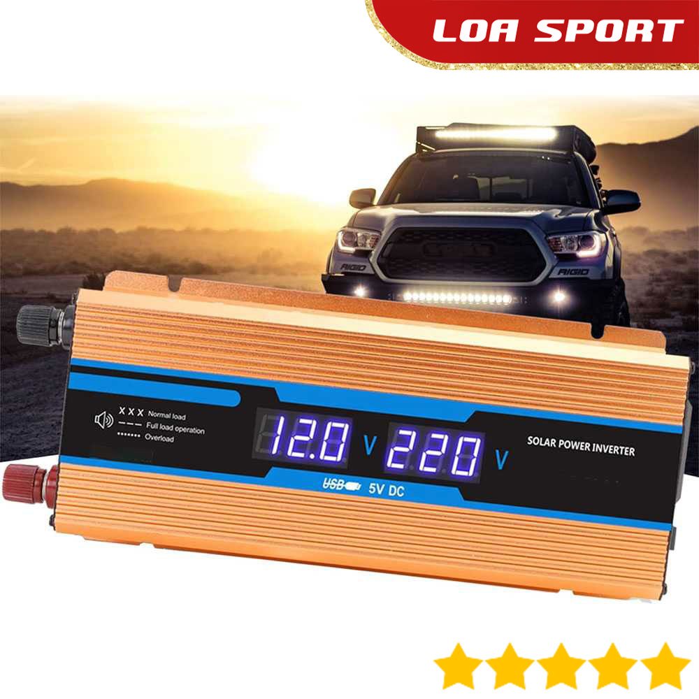 Jual Inverter Mobil Modified Sine Wave Listrik DC to AC 500W LED ...