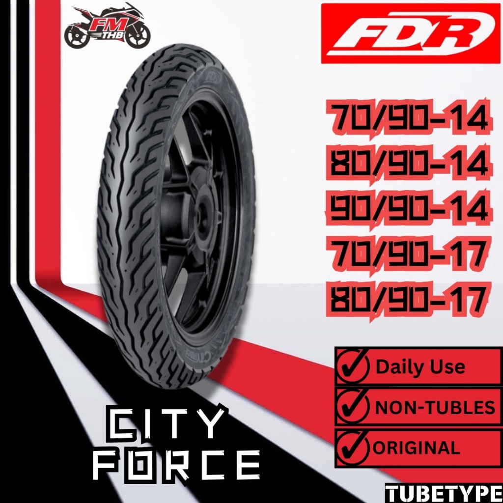 Jual Ban FDR City Force Ring 14 dan 17 Tubetype - Ban Motor Ring 14 ...