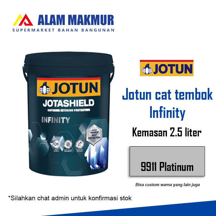 Jual JOTUN JOTASHIELD INFINITY 9911 PLATINUM (2,5 LITER) / CAT TEMBOK EXTERIOR JOTUN | Shopee ...
