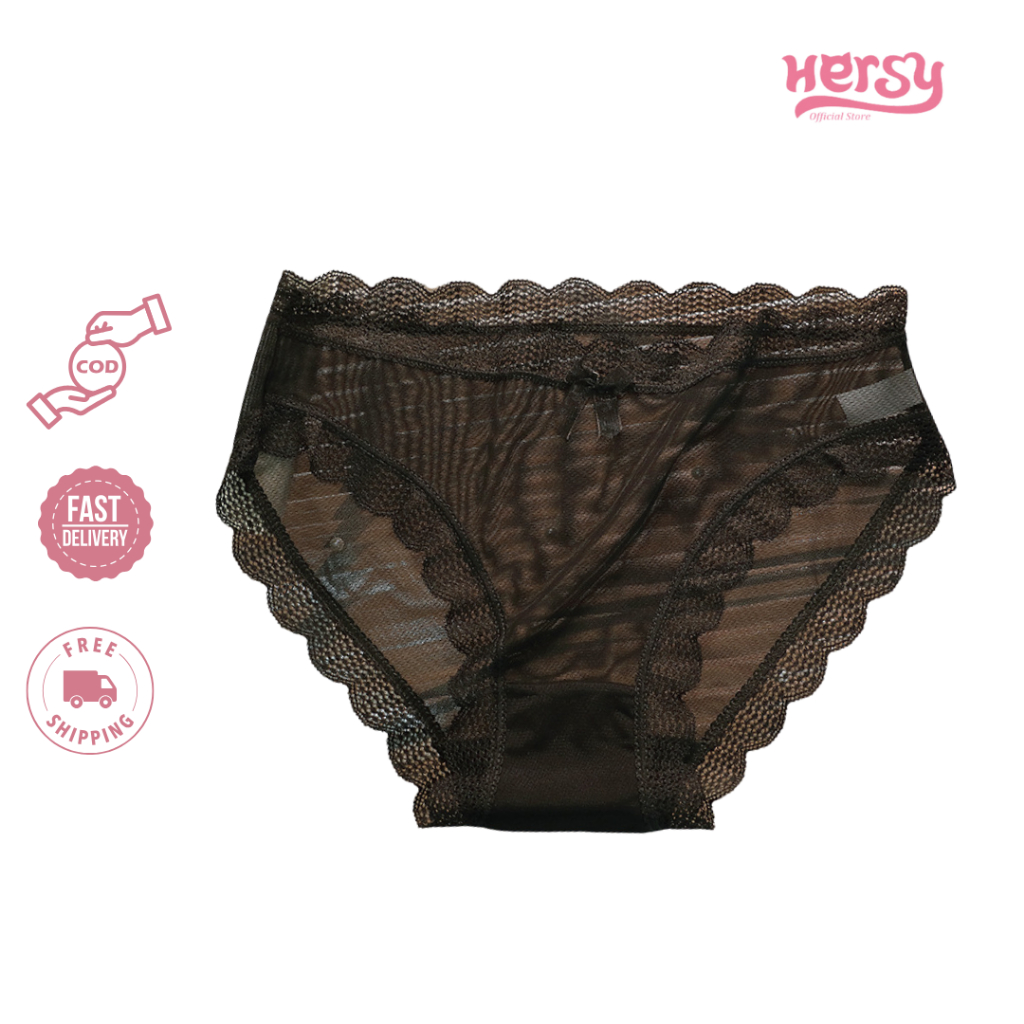 Jual HERSY - Celana Dalam Wanita Transparan Renda Brukat Kolor Panties Sexy Cd Segitiga Motif ...
