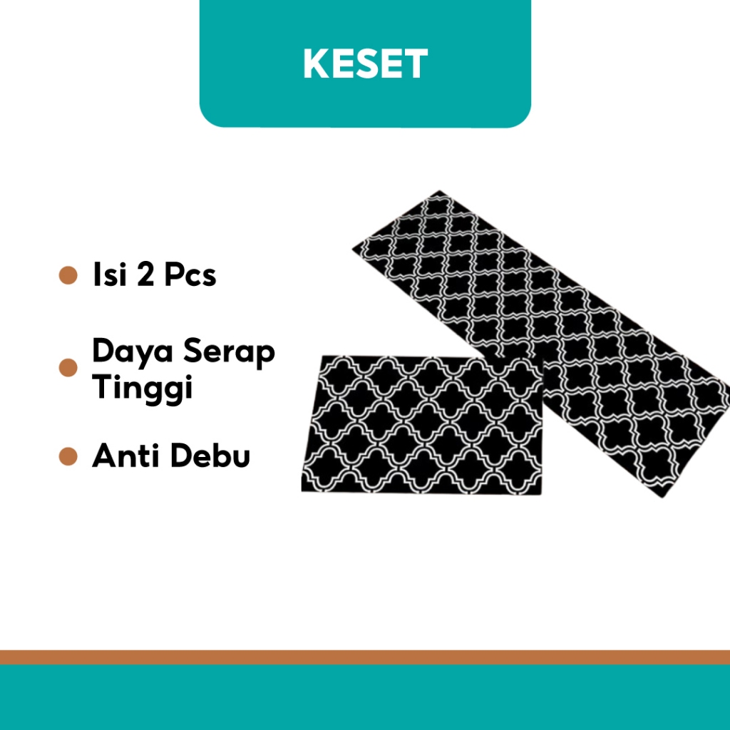 Jual HL0466 Keset Lantai Dapur Gambar Karakter Set 2in1 Kitchen Floor ...