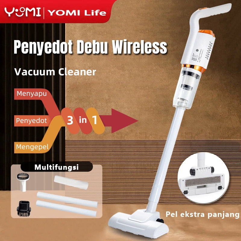 Jual Penyedot Debu Nirkabel 120W Wireless Vacuum Cleaner 3 In 1 ...