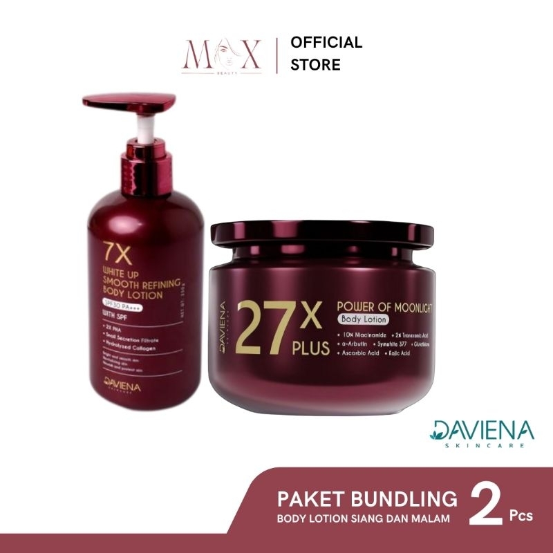 Jual DAVIENA SKINCARE - Bundling HB Siang & Malam | Shopee Indonesia