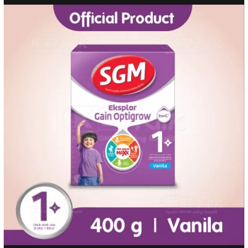 Jual Sgm Optigrow 1+ Vanila 400gr | Shopee Indonesia