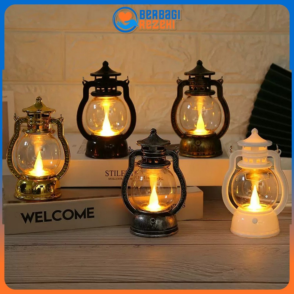 Jual Lampu Lentera LED Dekorasi Ramadhan Minimalis / Lampu Meja Lentera ...