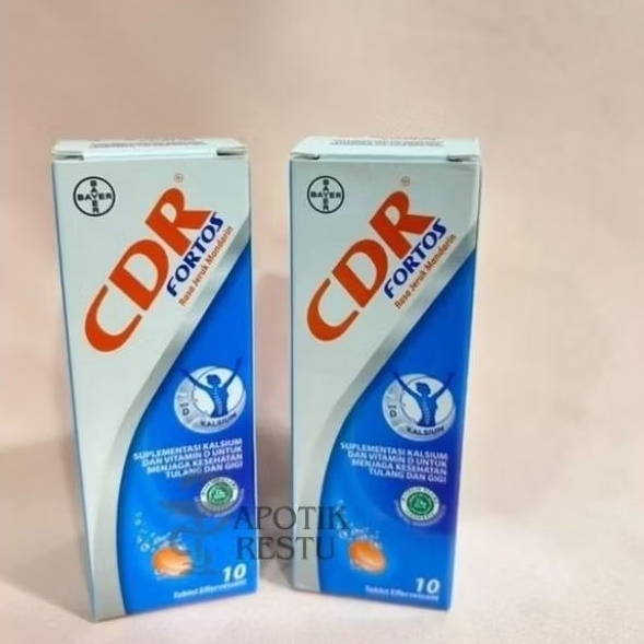 Jual CDR FORTOS RASA JERUK MANDARIN 10 TABLET | Shopee Indonesia