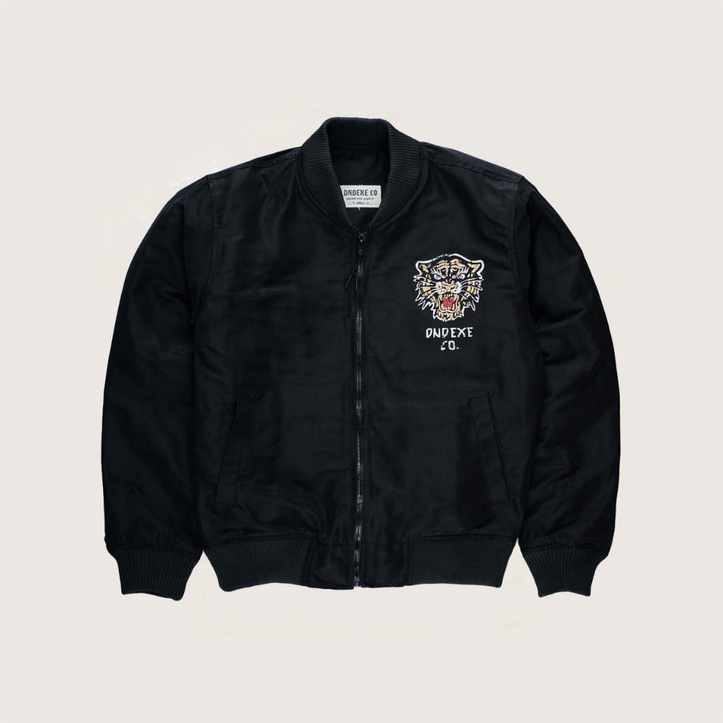 Jual DND EXE Bomber Jacket Tigz Black | Shopee Indonesia