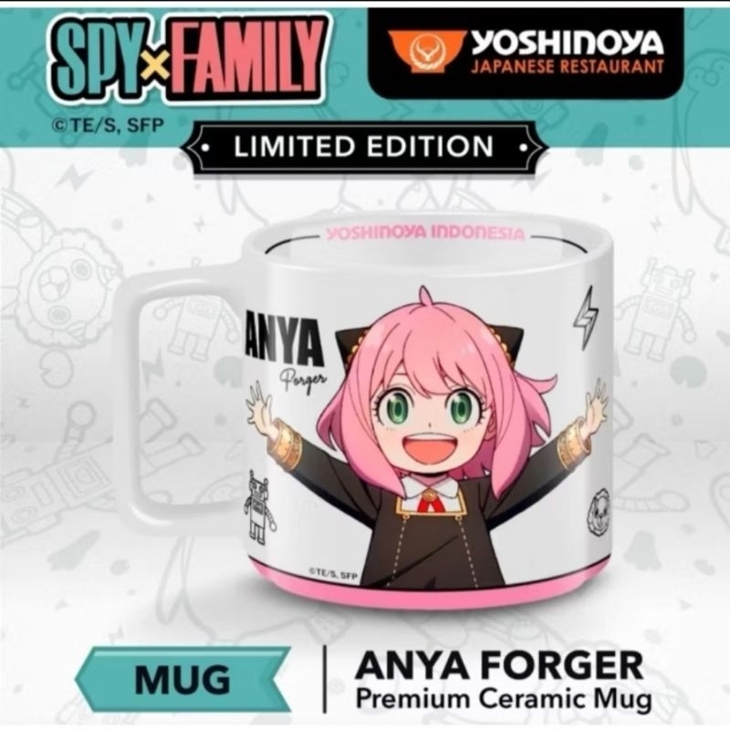 Jual Mug Anya Forger Yoshinoya merchandise | Shopee Indonesia