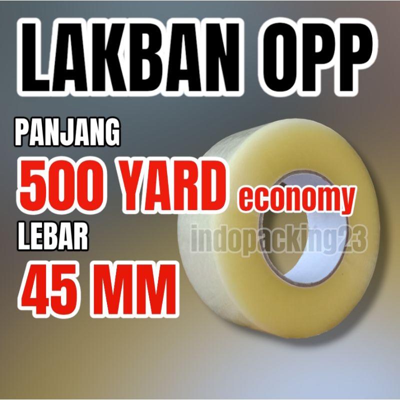 Jual LAKBAN 500Y ECO - 45MM/ LAKBAN JUMBO 500 Y ECO - 45 MM/ LAKBAN ...