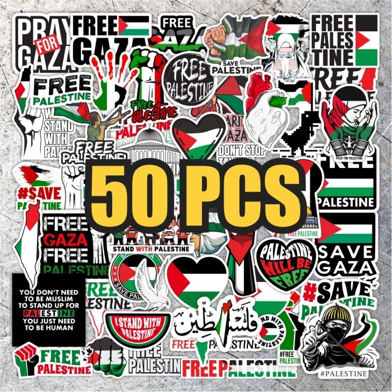 Jual Stiker Palestina Sticker Bela Palestin Stiker Tempel pack Alat ...
