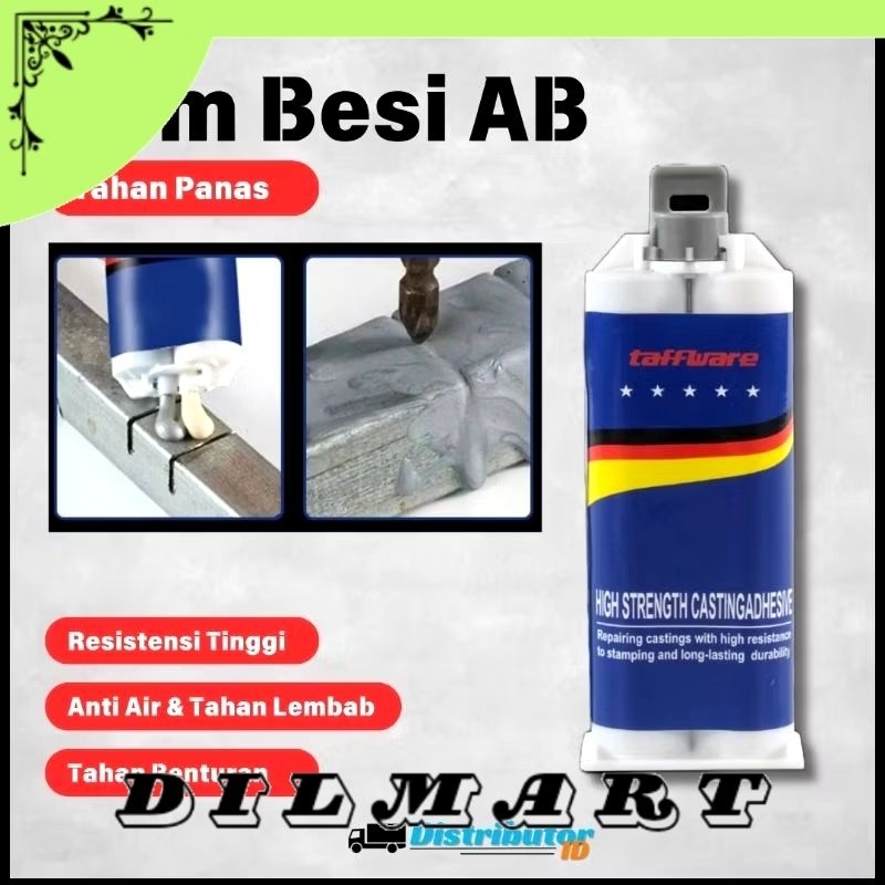 Jual (1 Set)Lem besi AB, Lem besi AB anti panas 100g | Shopee Indonesia