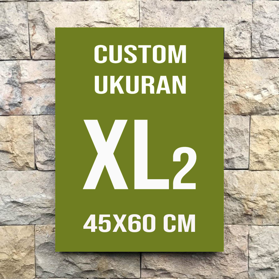 Jual Poster Design Custom Size XL2 Ukuran 45x60 cm - Dekorasi Hiasan ...