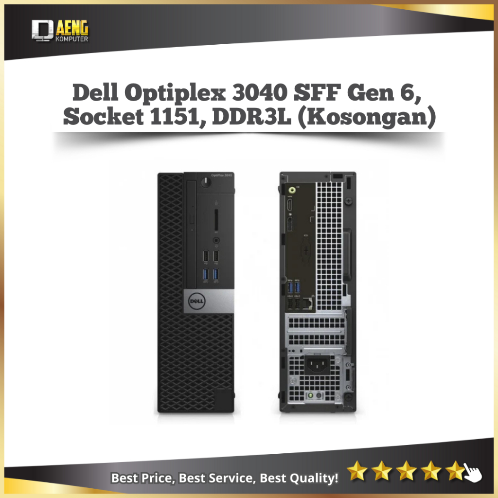 Jual CPU PC Mini Dell Optiplex 3040 SFF Gen 6 Socket 1151 DDR3L (Tanpa ...