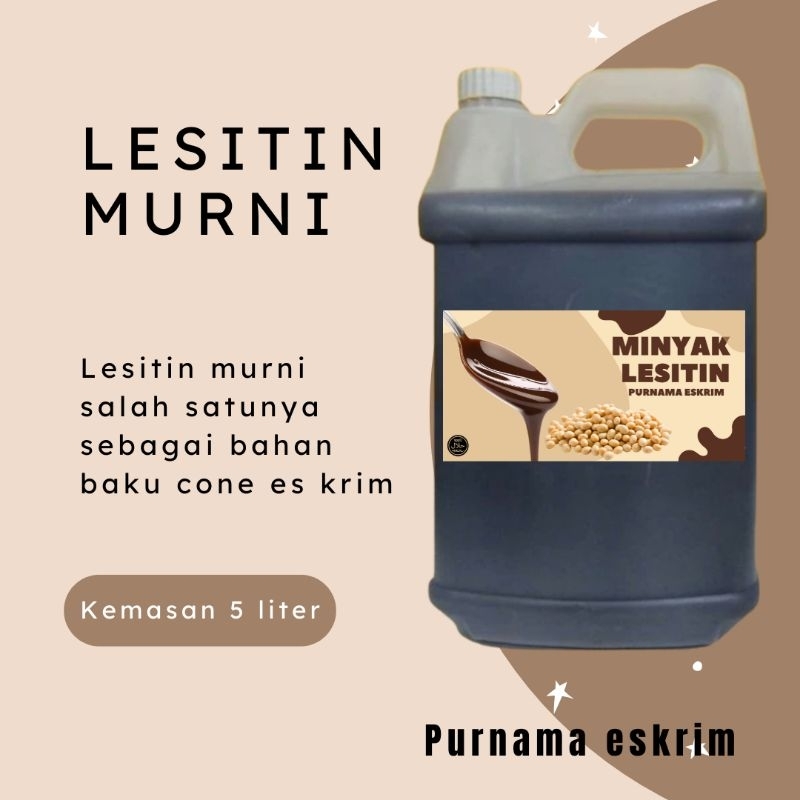 Jual minyak lesitin/soya oil/ minyak kedelai kemasan 5 liter | Shopee ...