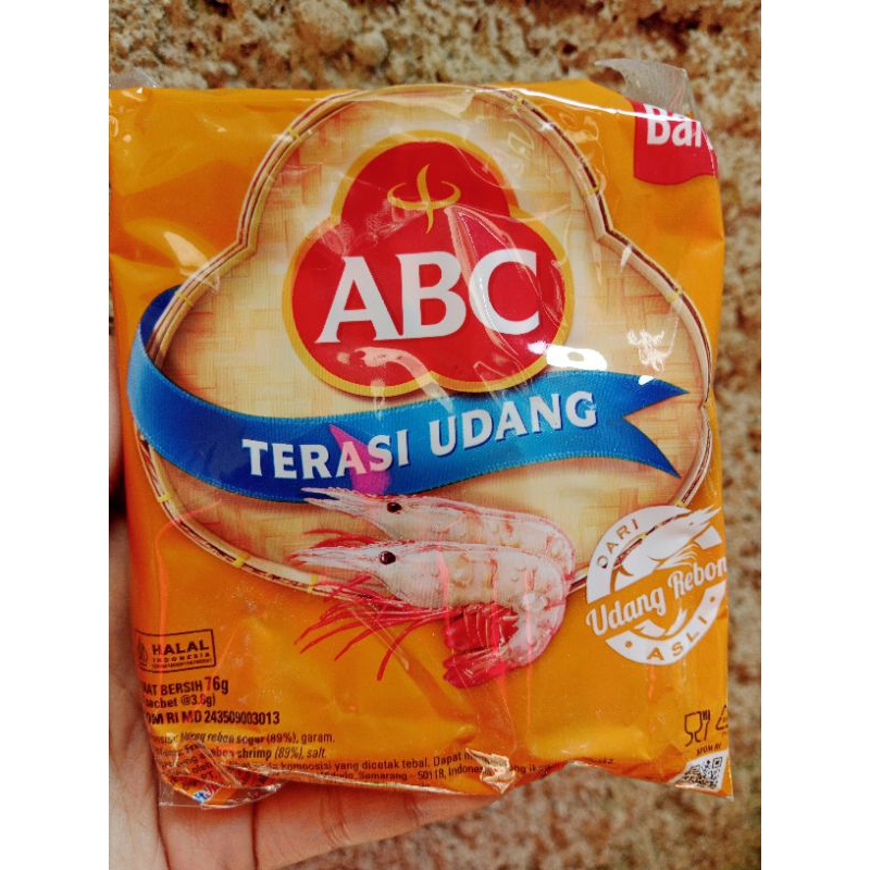 Jual Terasi Udang ABC isi 20 sachet | Shopee Indonesia