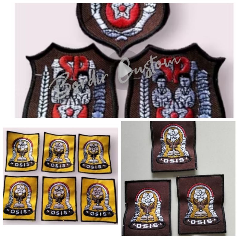 Jual Logo osis bordir SD,SMP dan SMA/SMK satuan | Shopee Indonesia