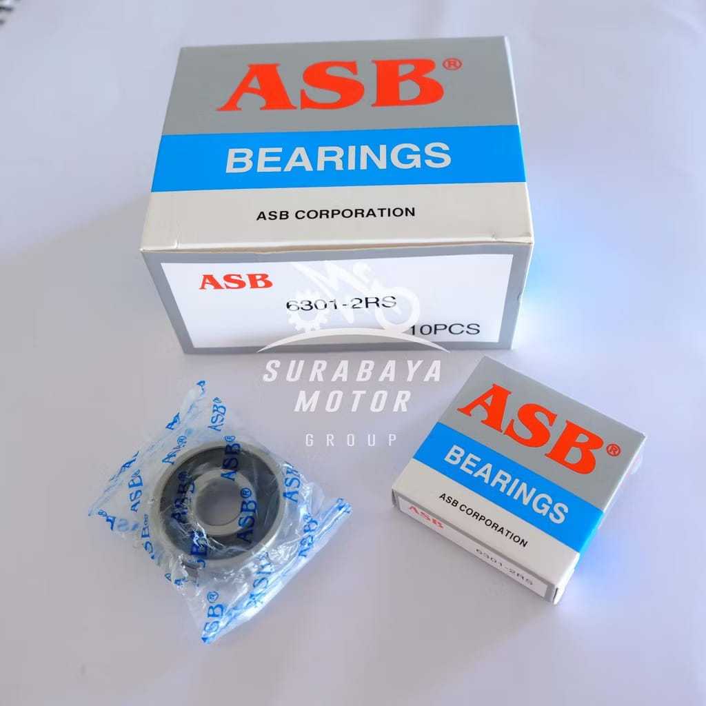 Jual Laher 6301 2RS ASB Bearing Lager Roda Sepeda Motor Laker Tutup ...