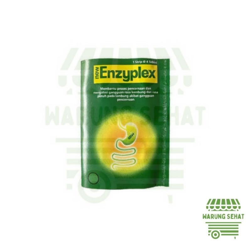 Jual New Enzyplex (1 Strip @4 Tablet Salut Selaput) | Shopee Indonesia