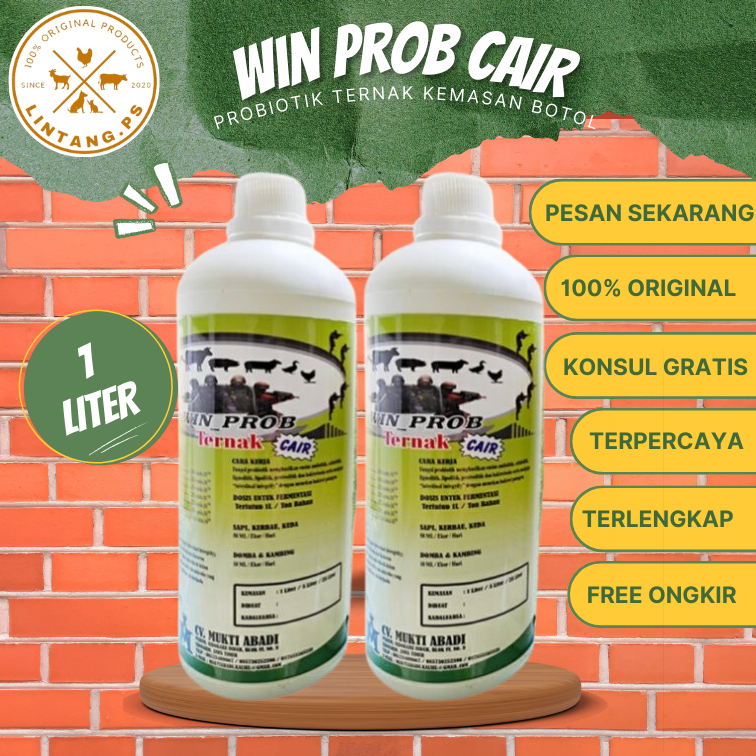 Jual Win Prob Ternak - Win Prob Probiotik - Win Prob Cair 1 liter ...