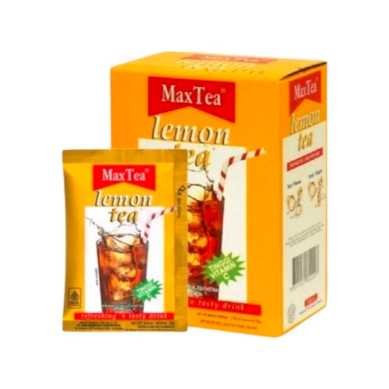 Jual Max Tea Lemon Tea 1 Kotak Isi 5 Sachet (25Gr) / Lemon Tea ORIGINAL 5 Sachet | Shopee Indonesia