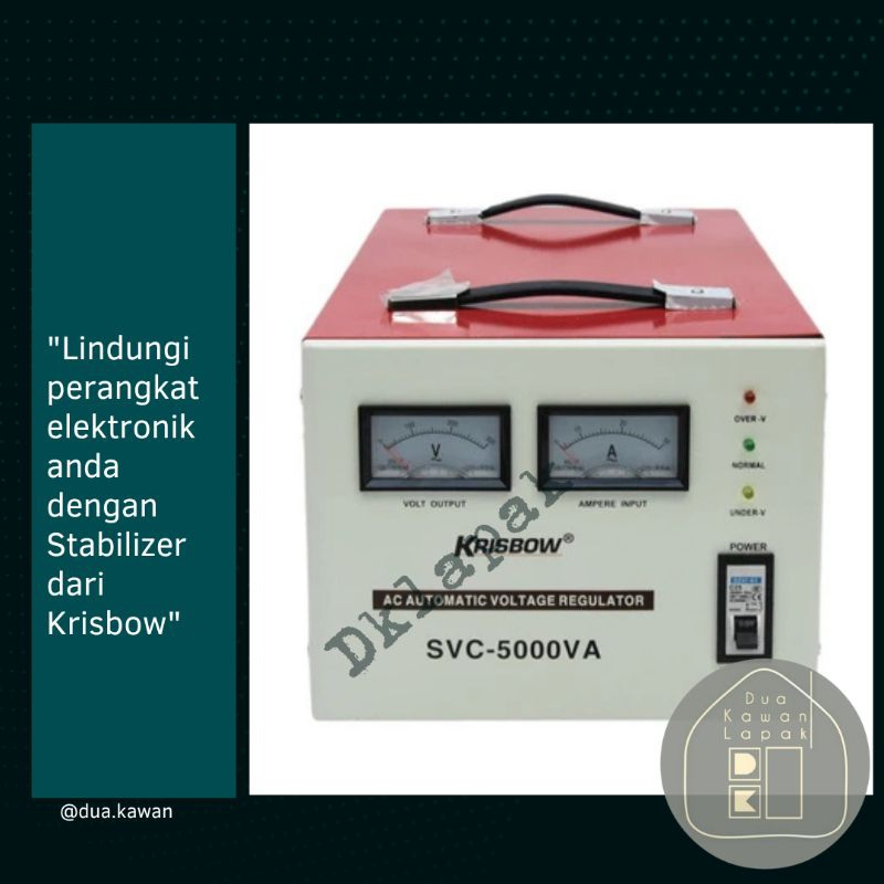 Jual Krisbow Analog Stabilizer Svc-5kva | Shopee Indonesia