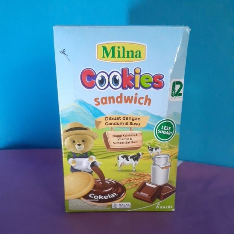 Jual MILNA COOKIES SANDWICH (BELI 2 BOX GRATIS 1 BOX) | Shopee Indonesia