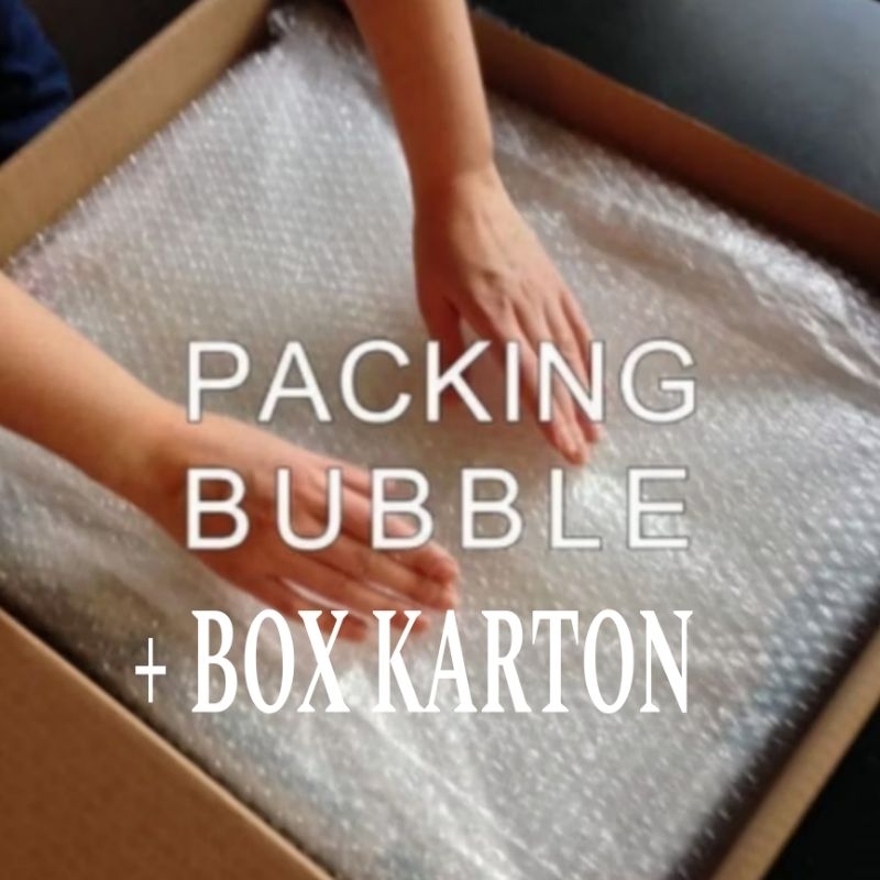 Jual TAMBAHAN EXTRA BUBBLE WRAP + CARTON BOX KARTON | Shopee Indonesia