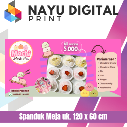 Jual Spanduk banner meja uk. 120 x 60 cm | Shopee Indonesia