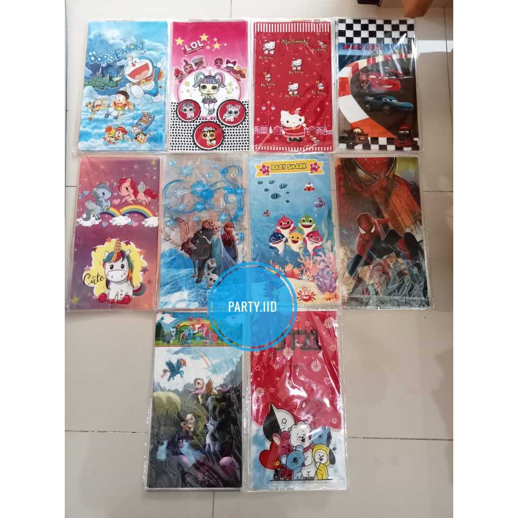 Jual Plastik Bingkisan Snack Ultah 22x40 / Plastik Snack Karakter ...