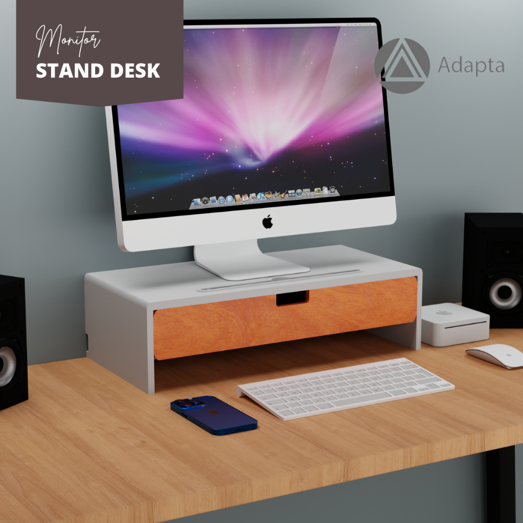 Jual Adapta - Pico Stand Desk Riser Monitor PC - Meja Dudukan Layar ...