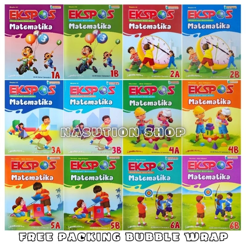 Jual Buku Ekspos Matematika Kelas 1 2 3 4 5 6 SD/MI Yudhistira ...
