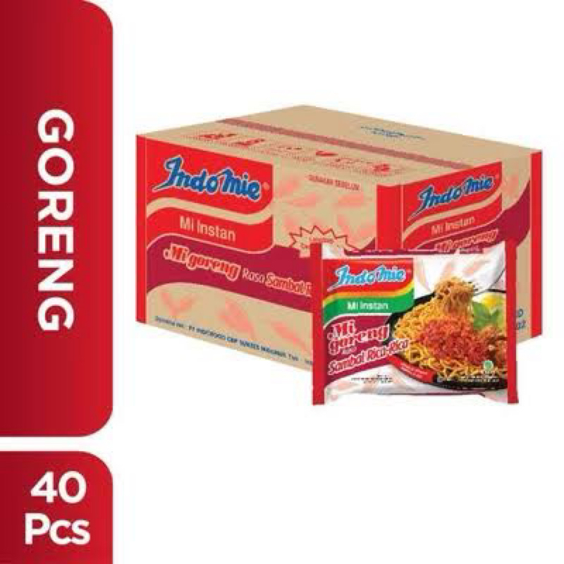 Jual Indomie Goreng Rica Rica / 1 Dus / 40 Pcs | Shopee Indonesia