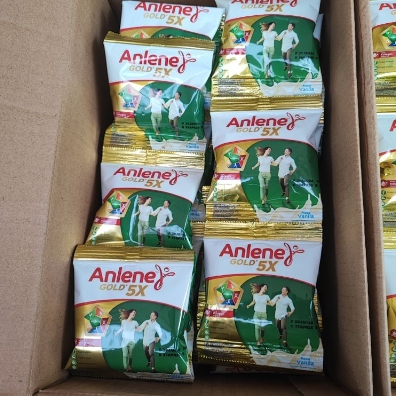 Jual [PROMO] ANLENE GOLD sachet Vanila (1 renceng isi 10 sachet @ 25gr ...