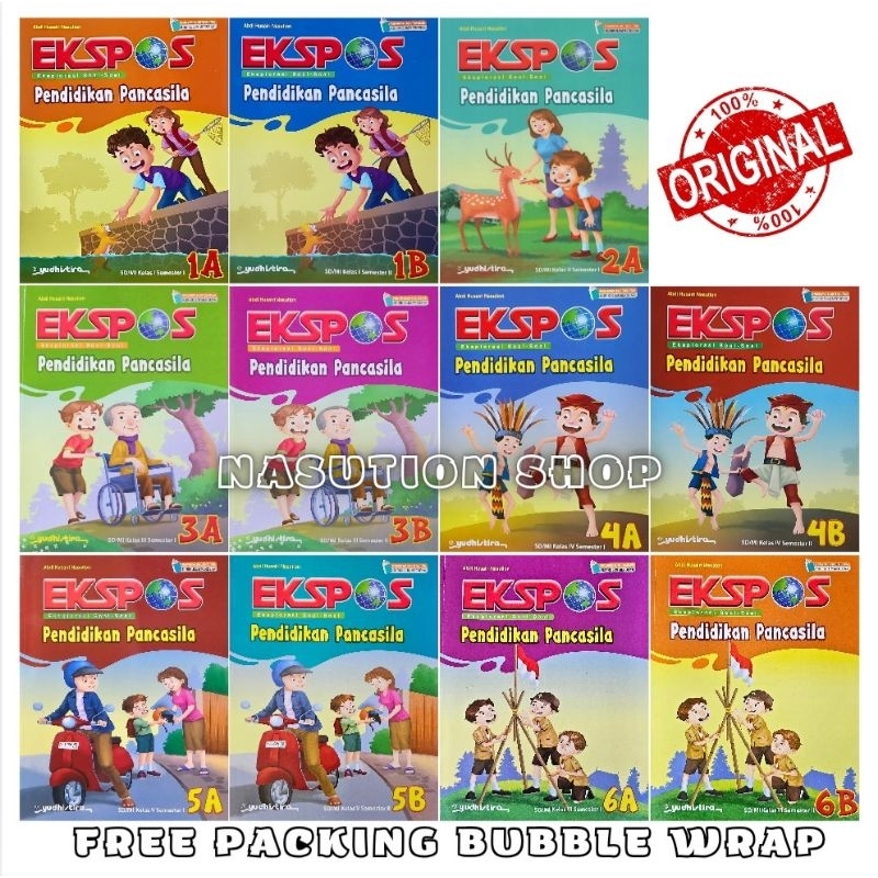 Jual Buku Ekspos Pendidikan Pancasila Kelas 1 2 3 4 5 6 SD/MI ...