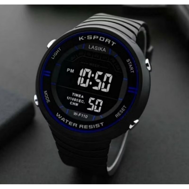 Jual Jam Tangan Digital Pria Keren Tahan Air 100% Strap Rubber | Shopee ...