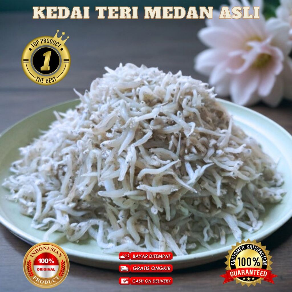 Jual Ikan Teri MEDAN Ukuran TOGE Teri Nasi Kualitas Super Premium Asli ...