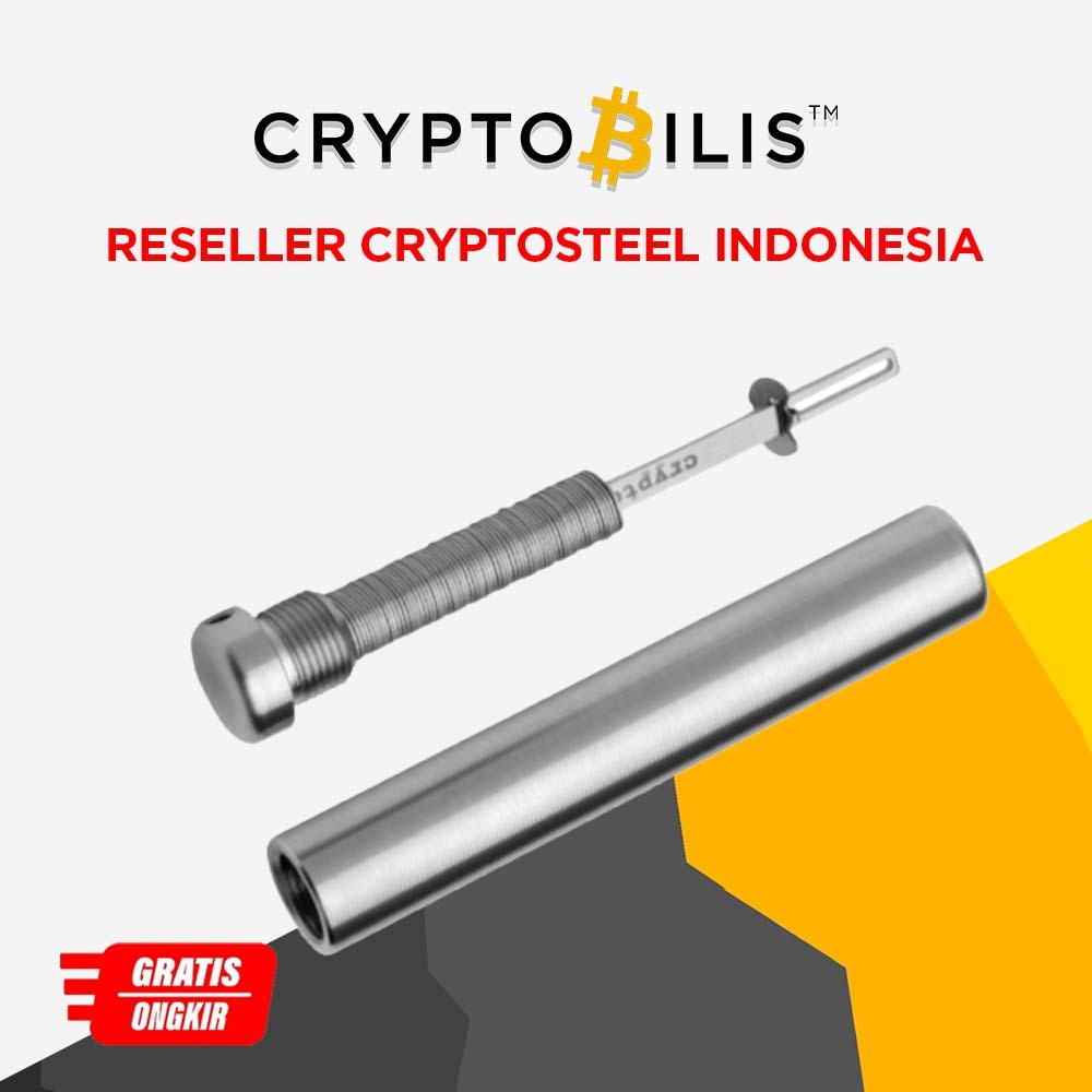 Jual Cryptosteel Capsule Solo - Reseller Resmi 100% Original & Tersegel, Seed Phrase, Bitcoin ...