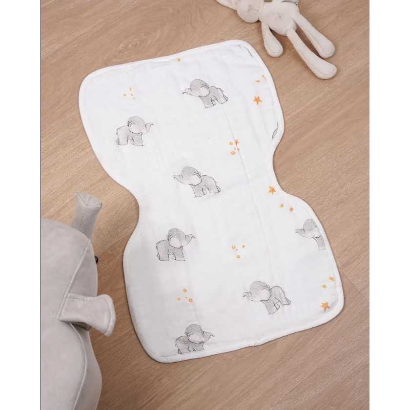 Jual Cozybychloe Burpy bib Large bamboo Cotton - Elephant | Shopee ...