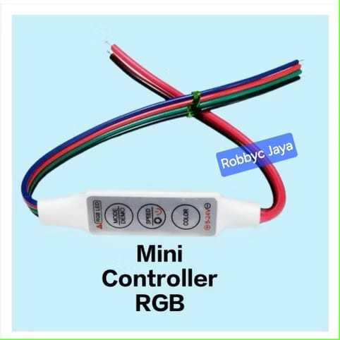 Jual Modul Led Controller RGB Mini Plus Kabel 2 Sisi 5V-24V Dimmer ...