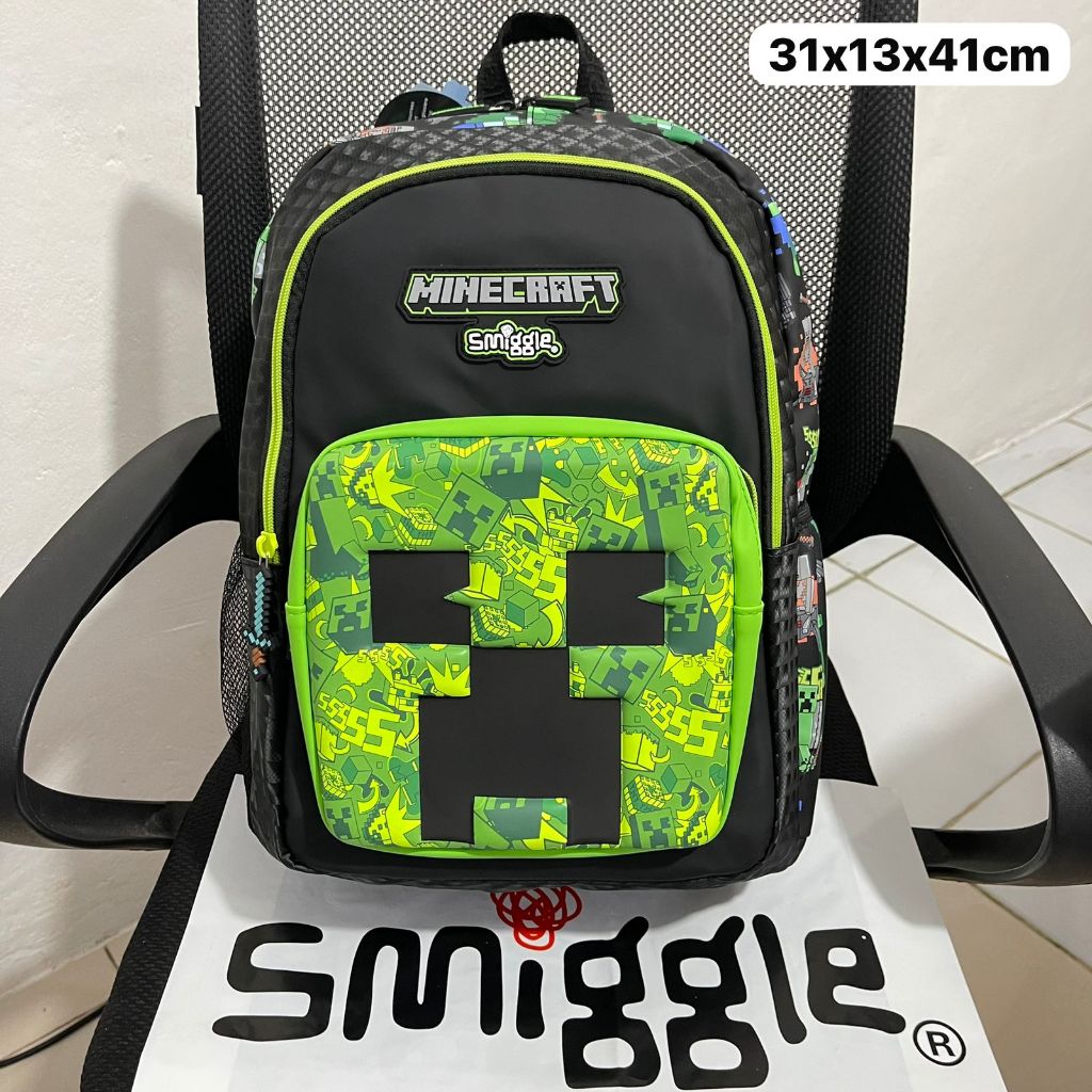 Jual RANSEL SMIGGLE MINECRAFT SD FREE PLASTIK SMIGGLE | Shopee Indonesia