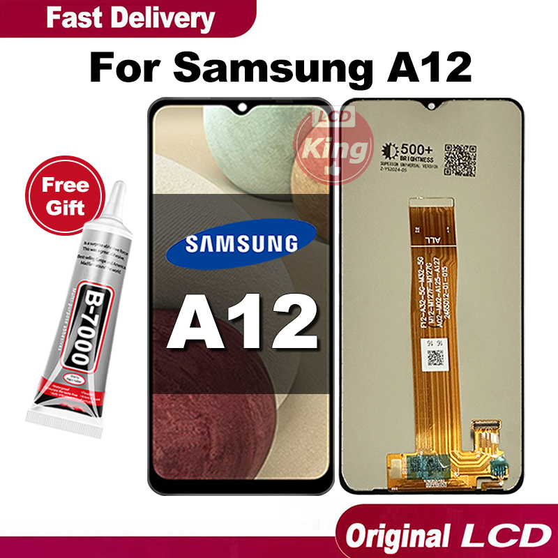 Jual LCD FOR SAMSUNG A12 Full Set TOUCHSCREEN Fullset Kompatibel Untuk ...