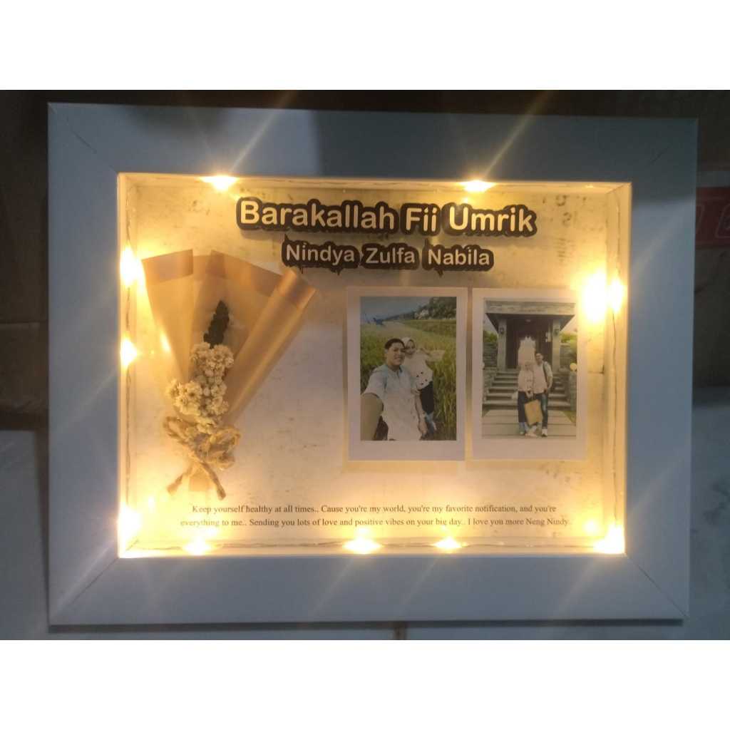 Jual Frame 3d POP UP ukuran 15x20 kado wisuda, kado ulang tahun, kado ...