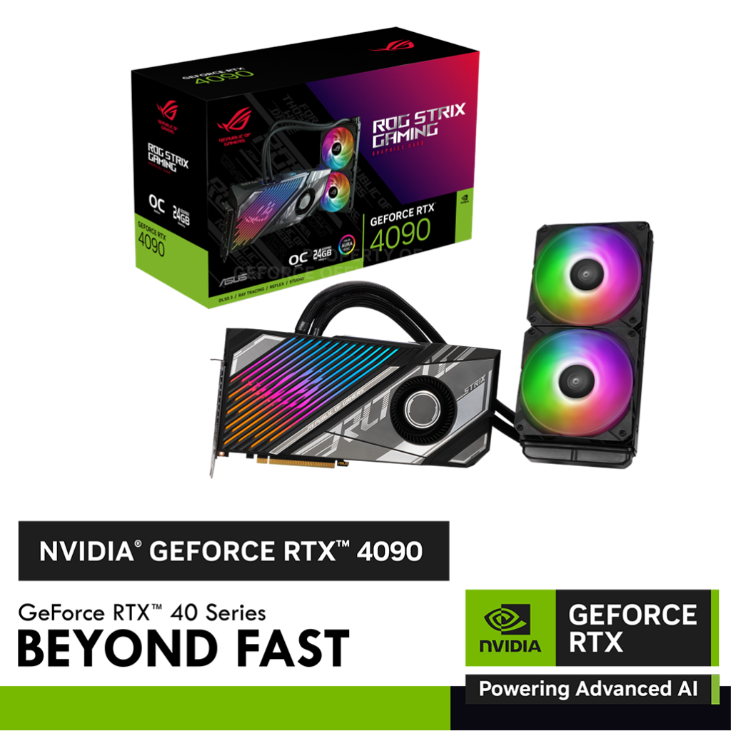 Jual ASUS ROG Strix LC GeForce RTX 4090 OC Edition | 24GB GDDR6X ...